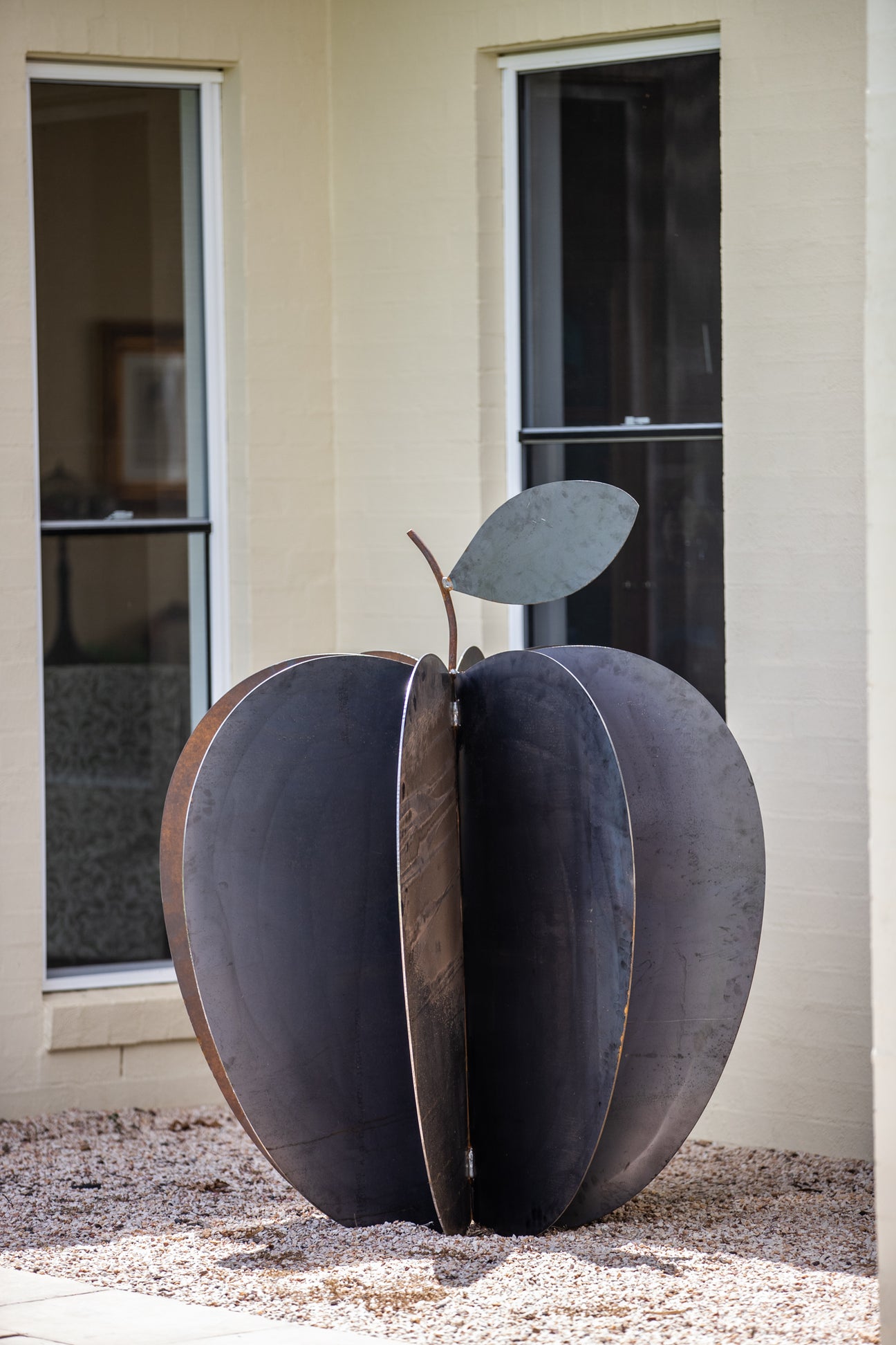Large Apple Garden Sculptures – The Rusty Pot